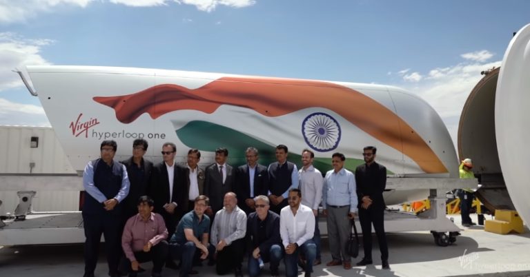 In Progress: Hyperloop One Transport, India Team Visits Test Site in US ...
